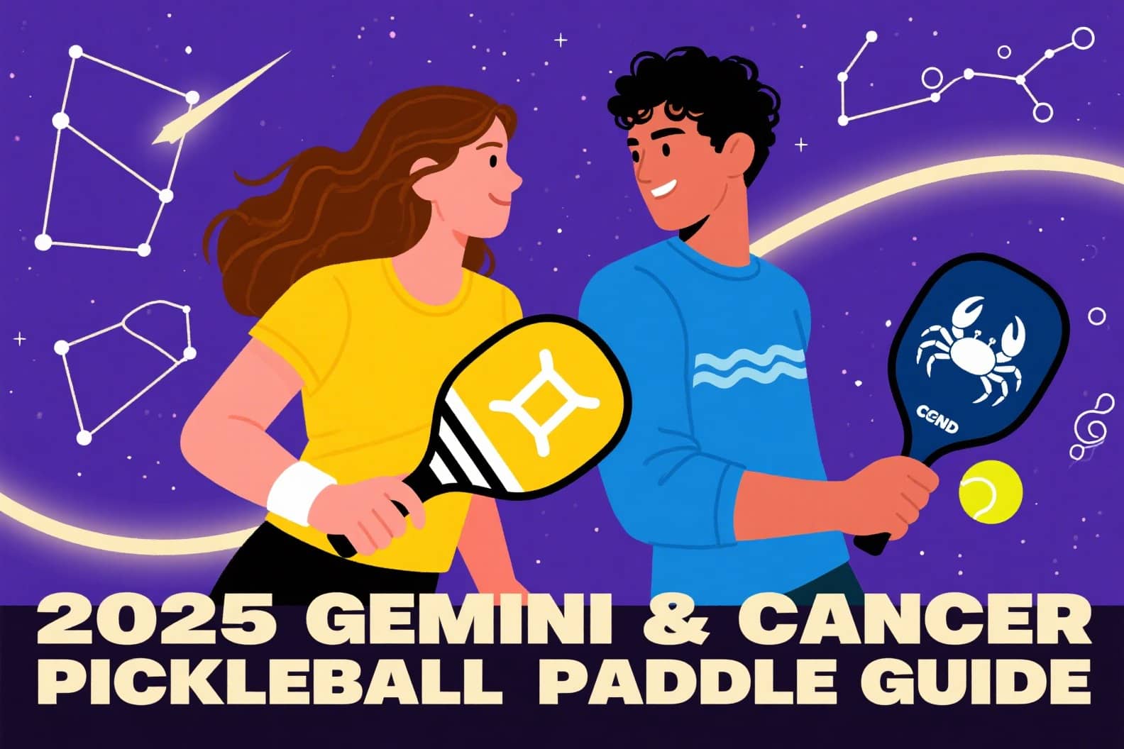 Best Pickleball Paddles for Gemini and Cancer in 2025 | Zodiac Paddle ...